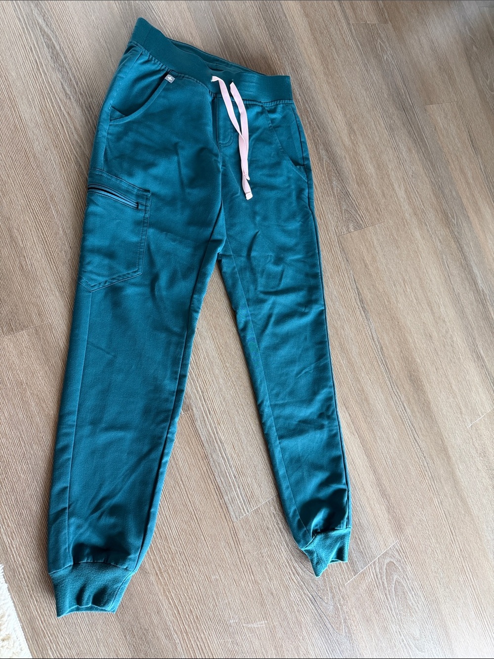 Figs | Pants & Jumpsuits | Figs Teal Drawstring Cargo Jogger Pants With ...